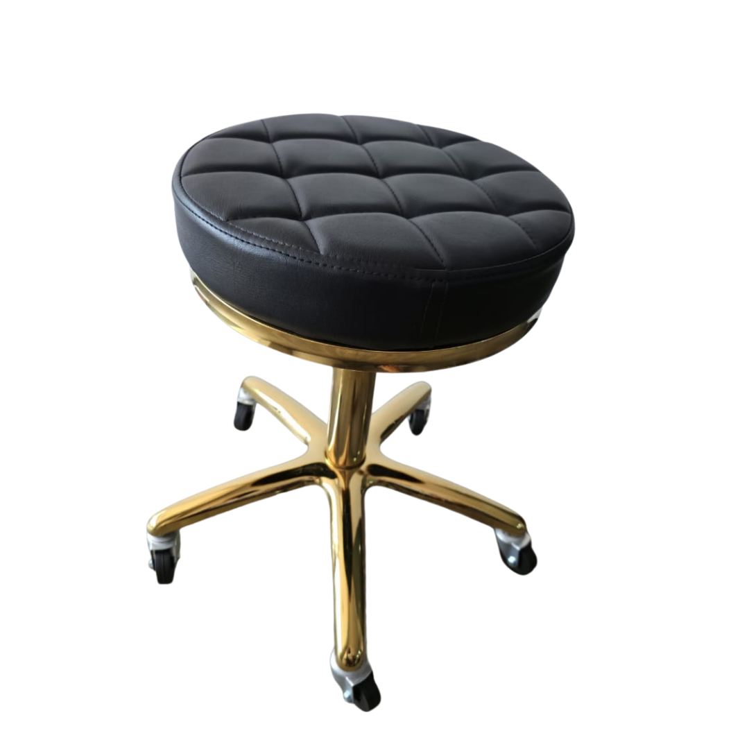 Gold Stool [SG-006] – Modern Salon Furniture (PVT) LTD
